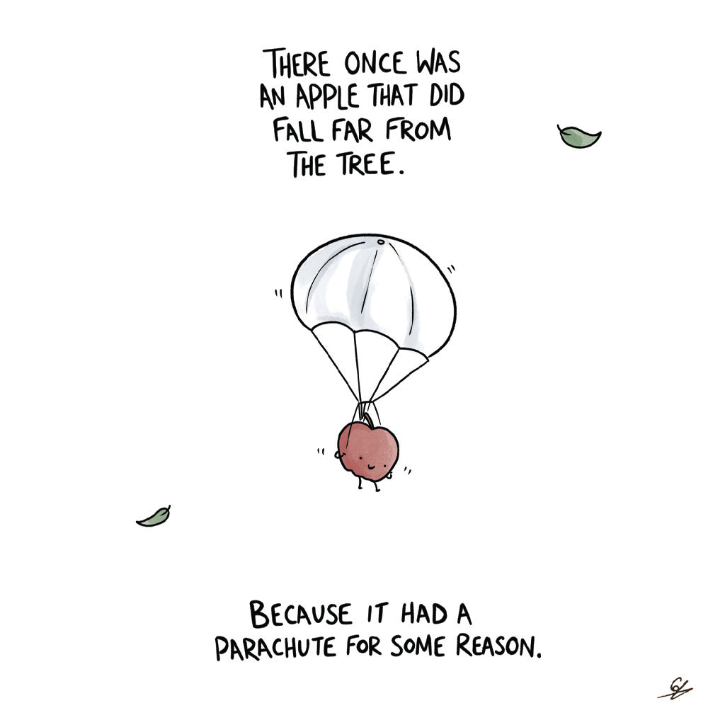 Apple Parachute – Tea Ink
